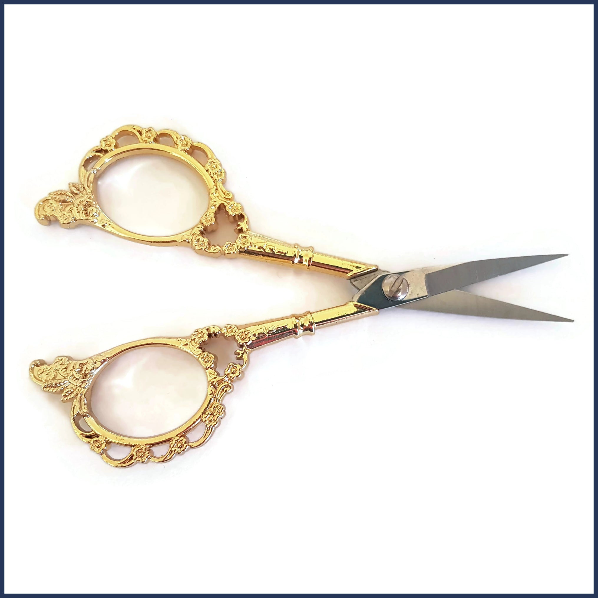 Floral Filigree Scissors – Blue Ammonite Designs
