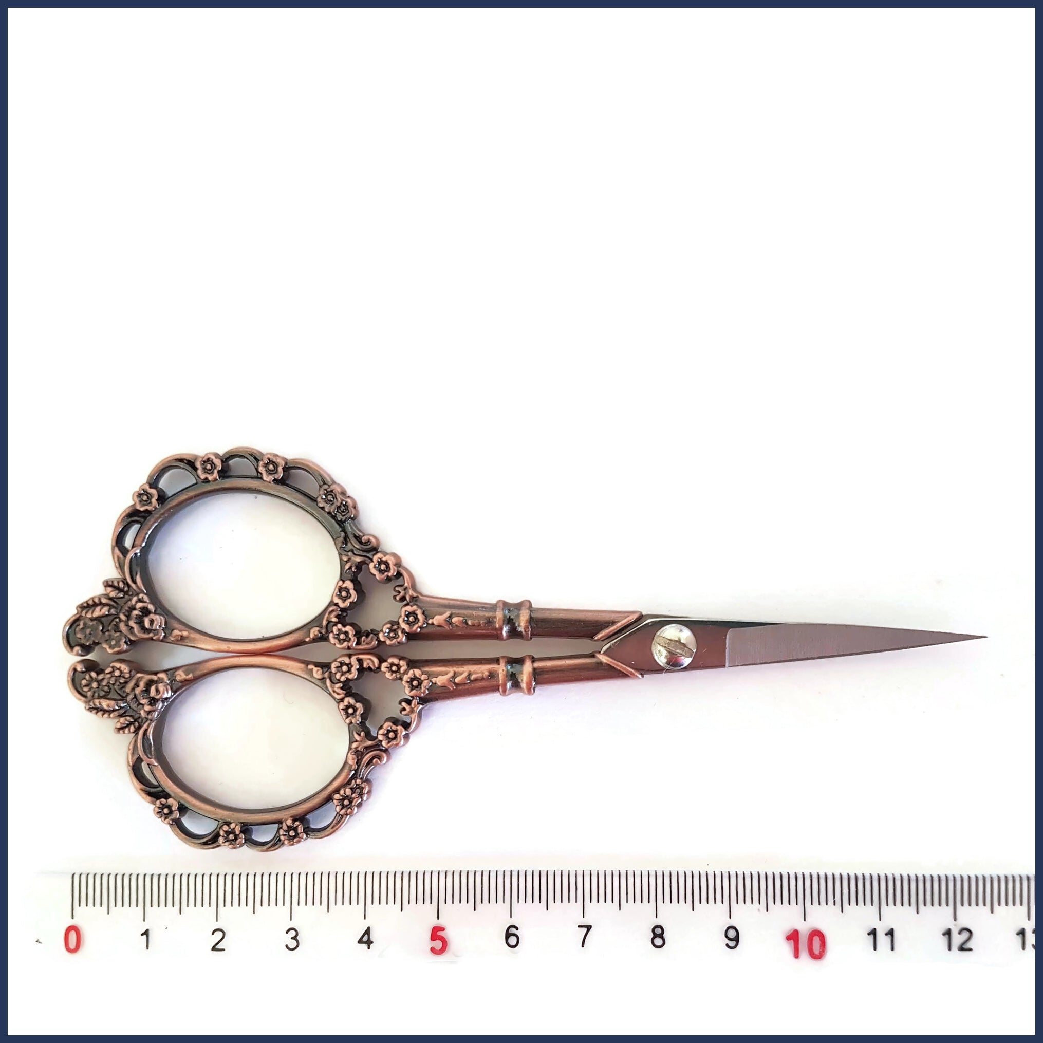 Floral Filigree Scissors – Blue Ammonite Designs