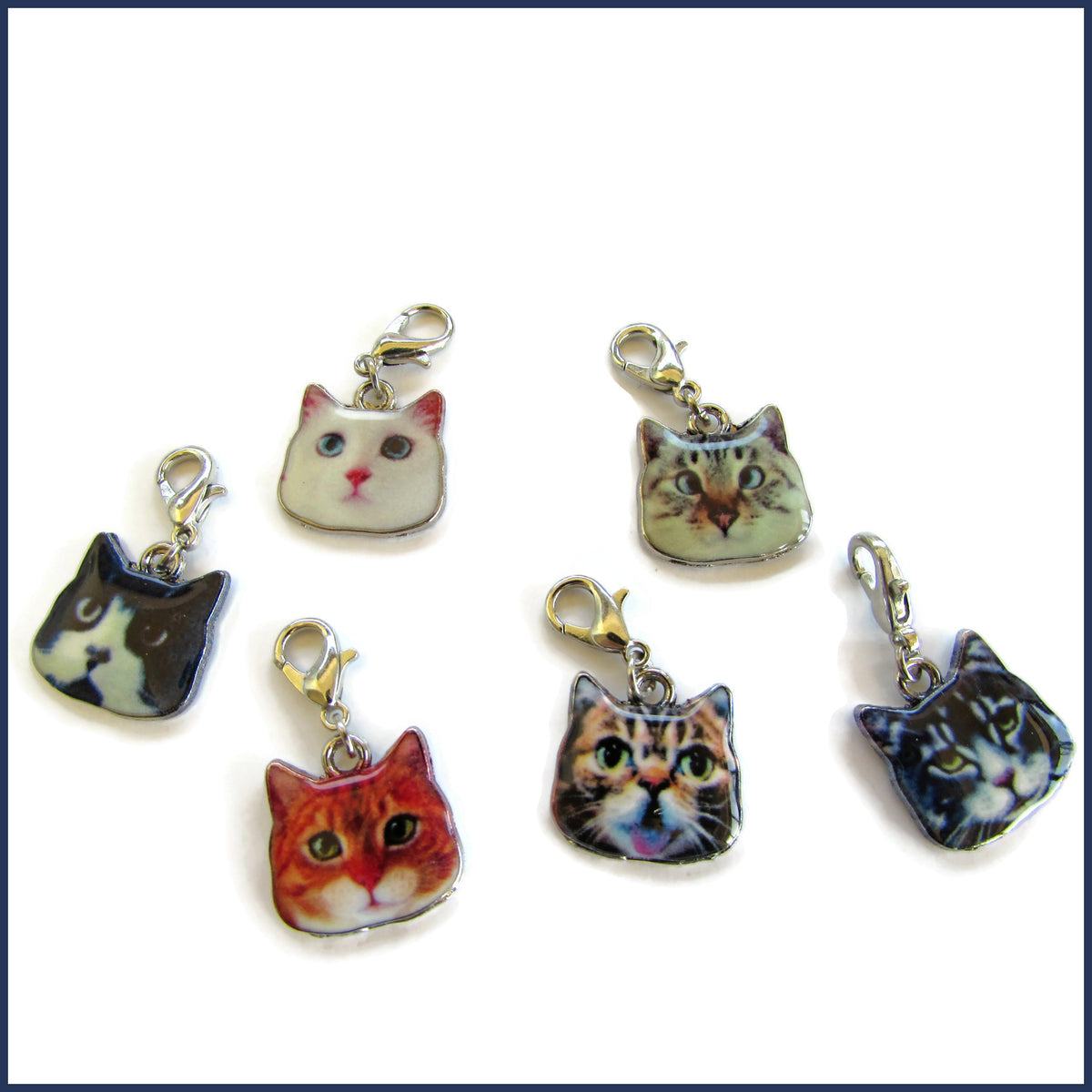 Indenti-Cat Parade Stitch Marker Set – Blue Ammonite Designs