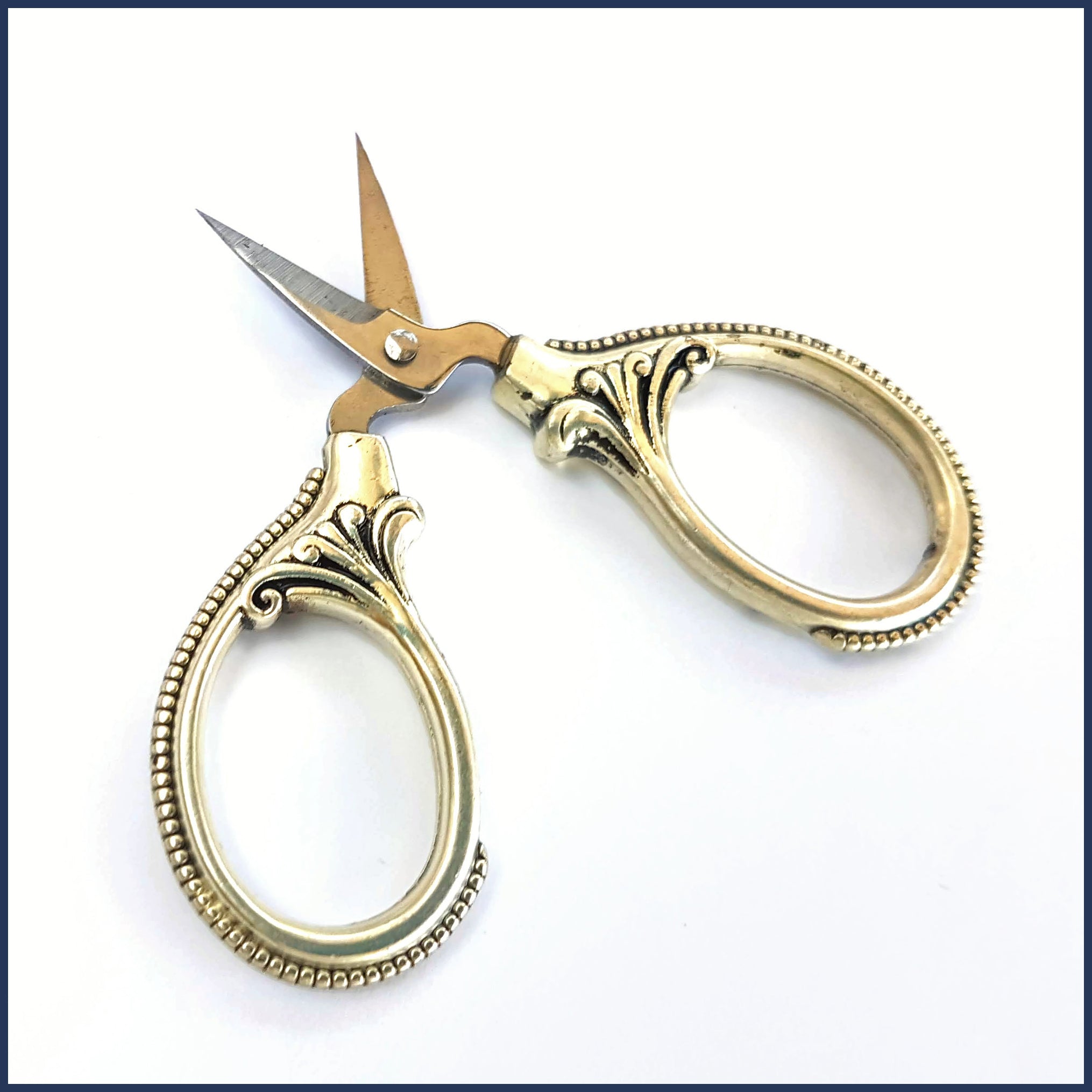 Mini Snips Retro Scissors – Blue Ammonite Designs