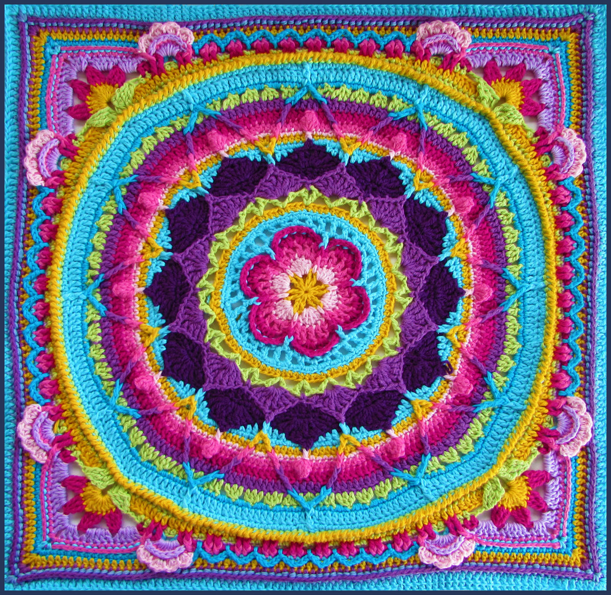 Sophie's Garden Crochet Greeting Card - perfect for crochet lovers ...